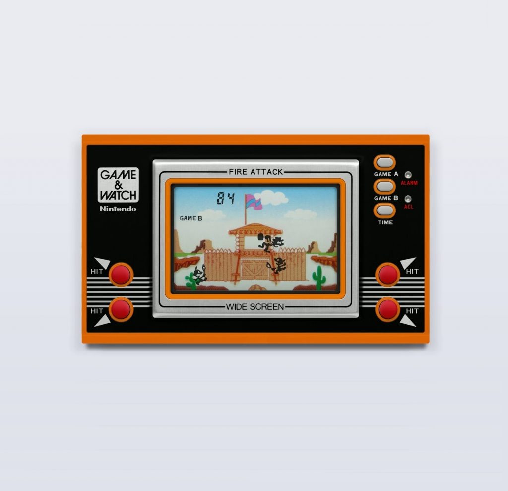 Nintendo Game & Watch : Fire Attack (1982) – Widescreen Series – The ...