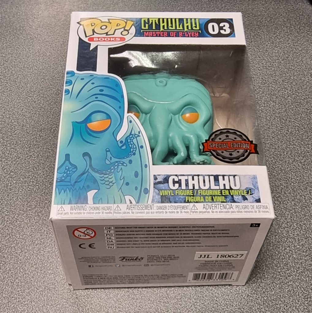 Funko Pop! Books: H.P. Lovecraft – Cthulhu #03 (Neon) (Pre Owned) – The ...
